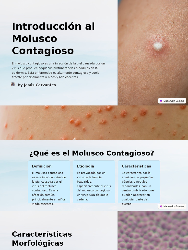 Introduccion Al Molusco Contagioso | PDF | Virus | Infección