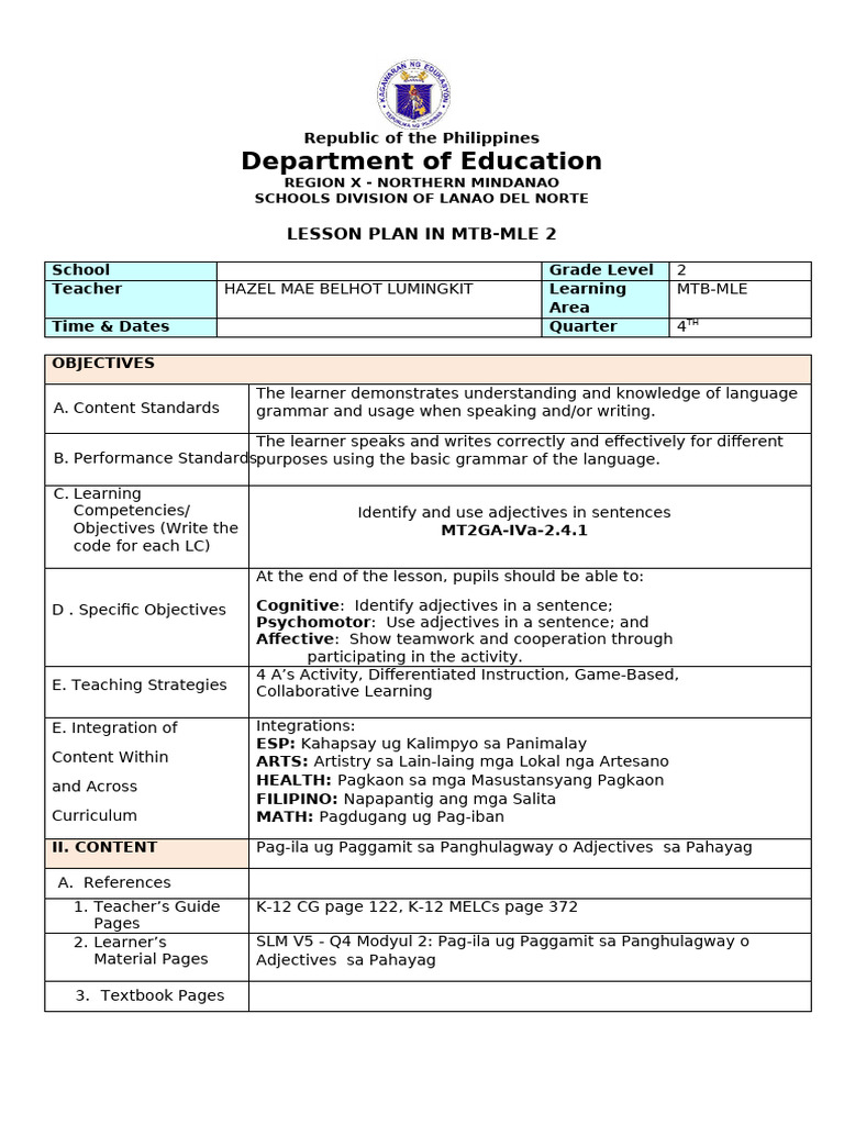 ESPRA COT-DLP 2024 4th Quarter | PDF