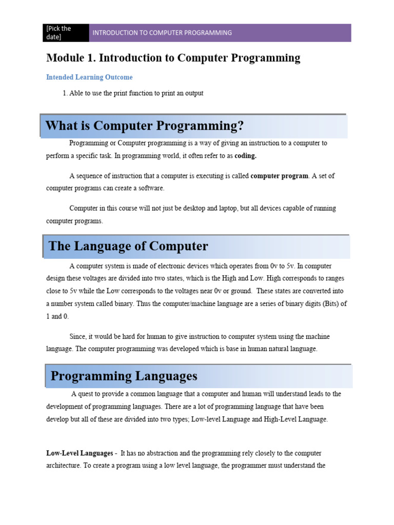 Lectures | PDF | Boolean Data Type | Integer (Computer Science)