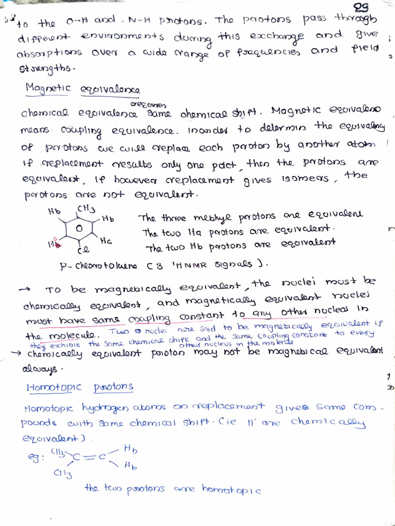 1 H NMR Notes - 2 | PDF
