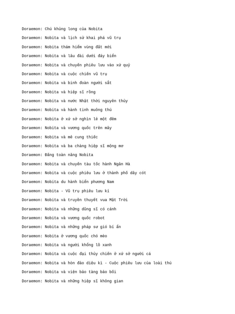Doraemon | PDF