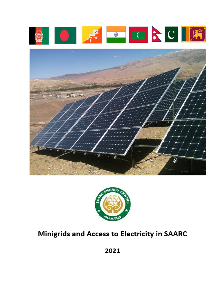 Minigrids and Access To Electricity in SAARC 2021 | PDF | Solar Power | Electrical Grid
