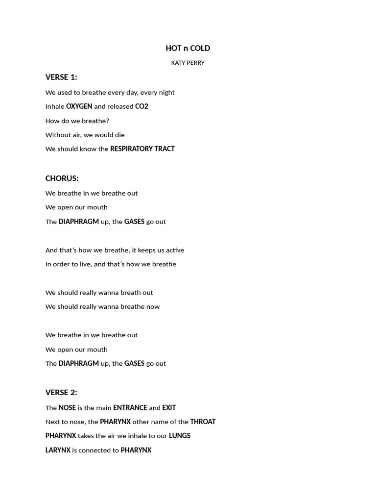 HOT N COLD SCIENCE JINGLE LORD | PDF