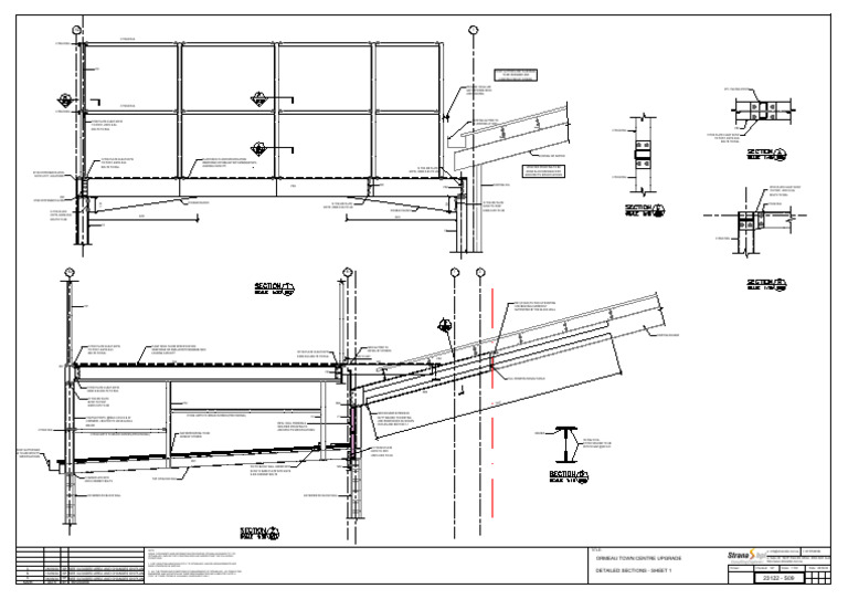 23122-Ormeau Town Centre Upgrade-28 09 2024 S07&S08-S09 | PDF | Real Estate | Structural Engineering