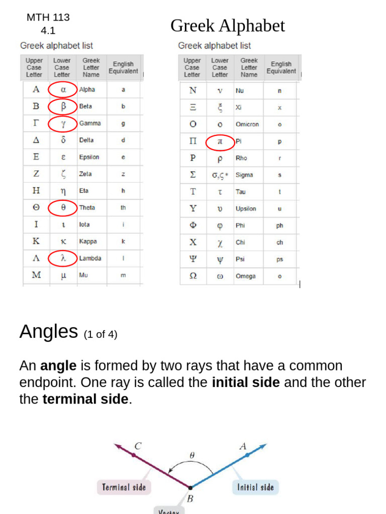 4.1 Guided Notes | PDF | Angle | Elementary Geometry