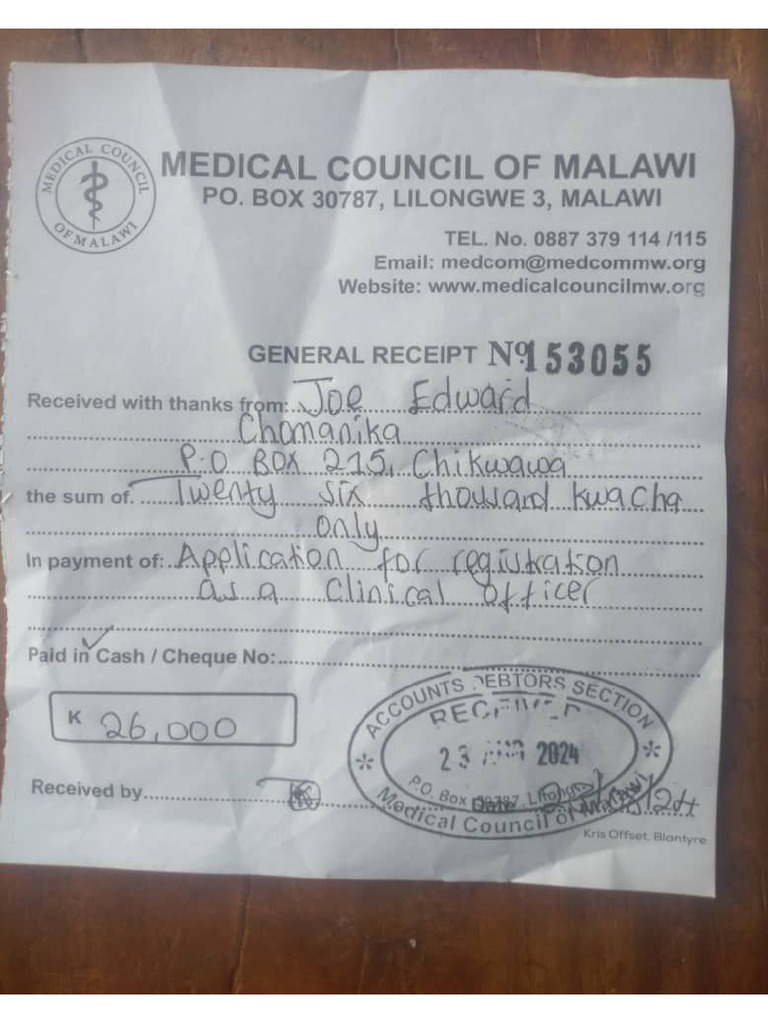 MCM Receipt | PDF