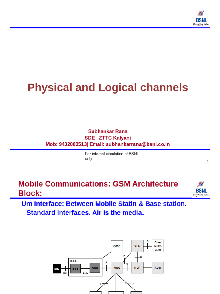 E2 E3 Physical and Logical Channel | PDF | Wireless | Telecommunications