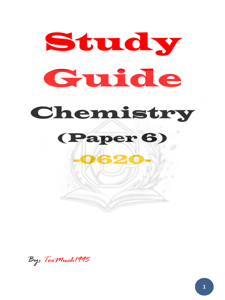 Chemistry ATP Notes O Level - Caienotesofficial | PDF | Ion | Anode