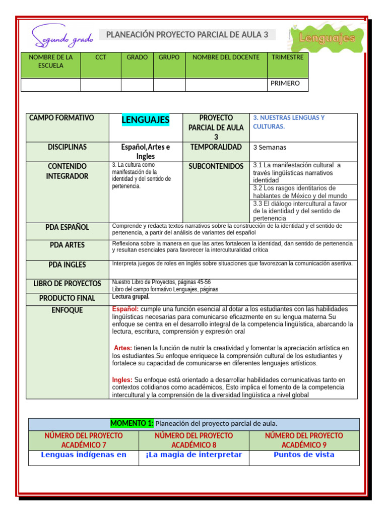 Ppa3 Lenguajes | PDF | Lingüística | Lengua española