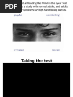 Baron-Cohen Et Al. (Eyes Test) | PDF | Theory Of Mind | Autism
