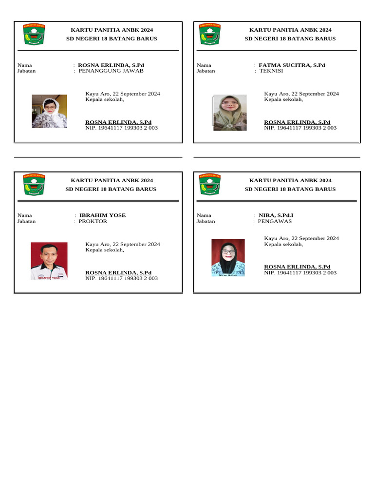 Contoh Kokarde Anbk 2023 | PDF