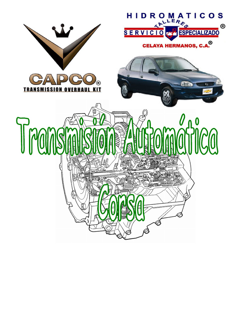 Diagrama Eléctrico Transmisión Corsa | PDF | Transmisión automática ...