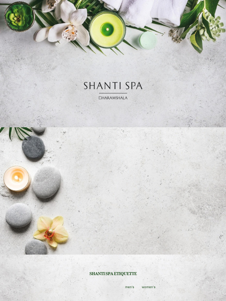 Shanti Spa Treatment Menu Overview | PDF | Massage