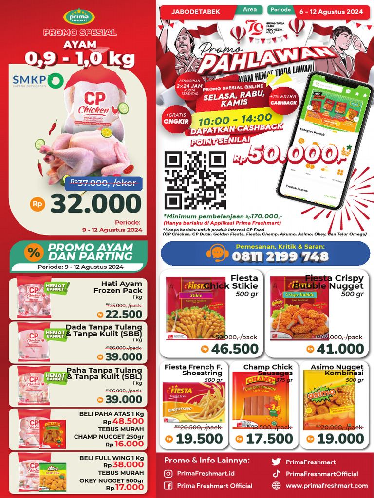 Weekly PFM 9 Agustus 2024 - Jabodetabek | PDF