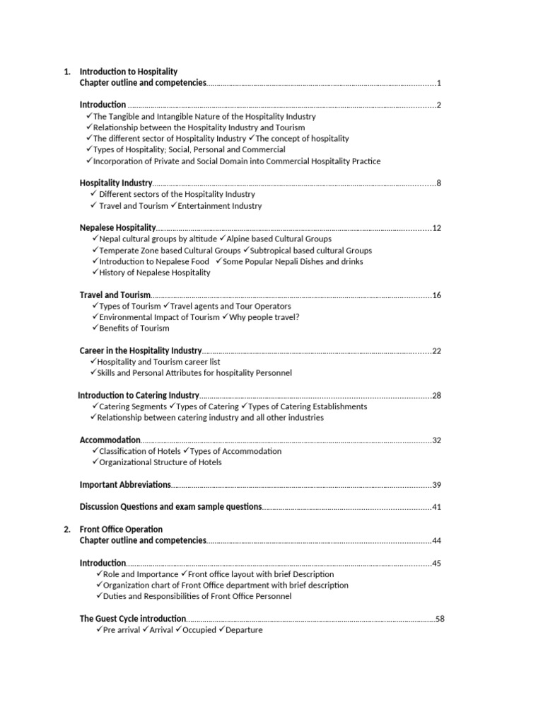 Chapter Outline For Book | PDF | Menu | Cooking