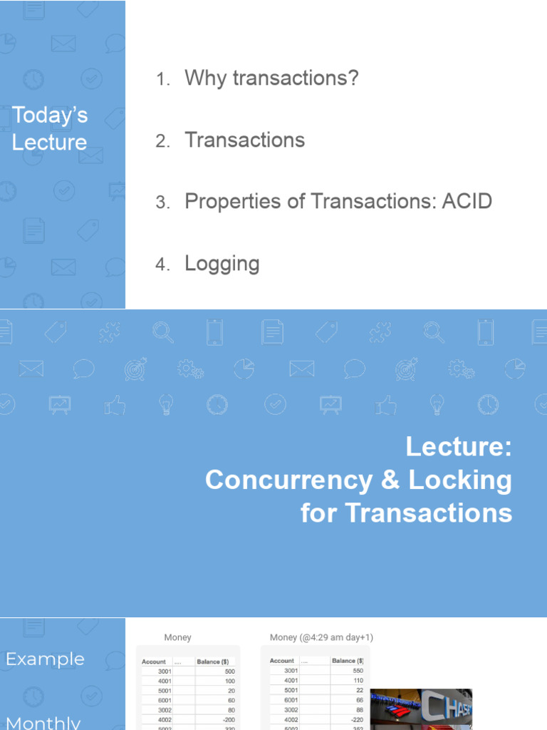 Lectures 12 Transactions Locking Pdf Synchronization Operating 6941