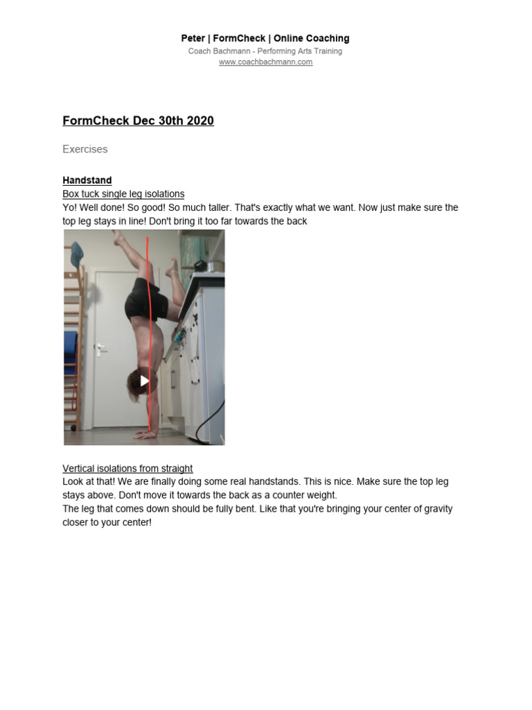 FormCheck Peter | PDF | Foot | Running