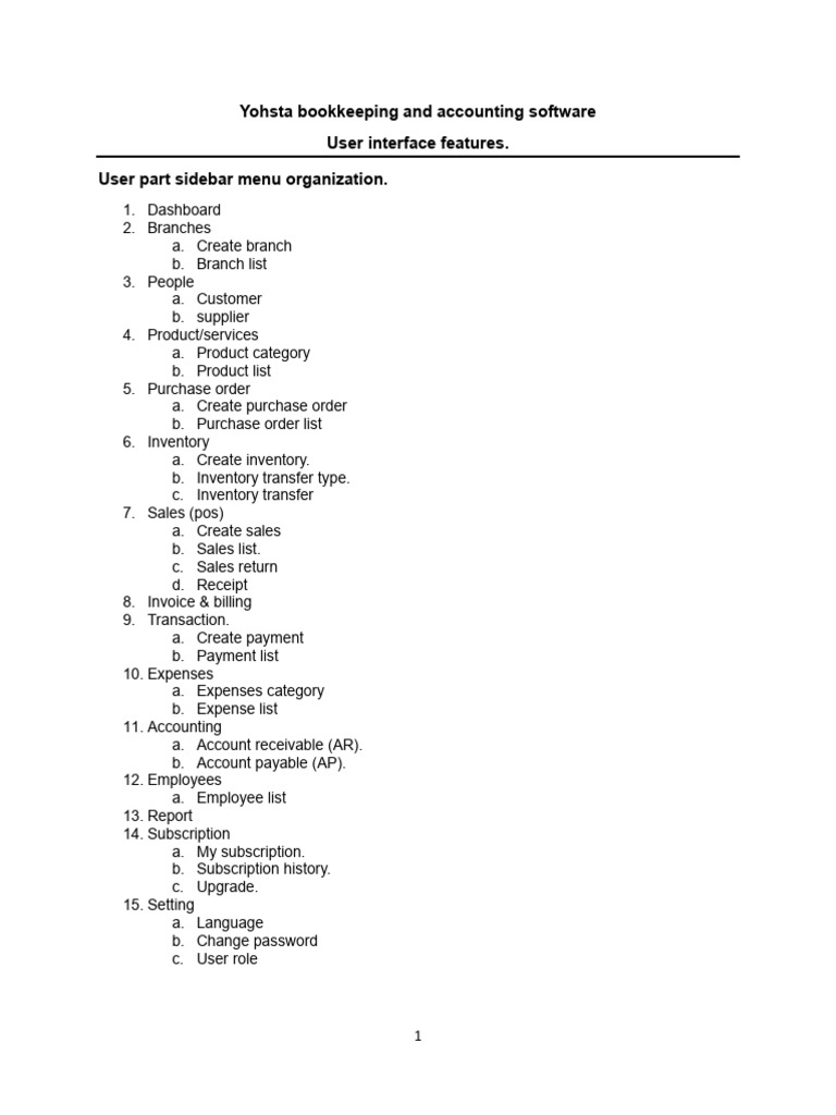 User Interface Requirement | PDF