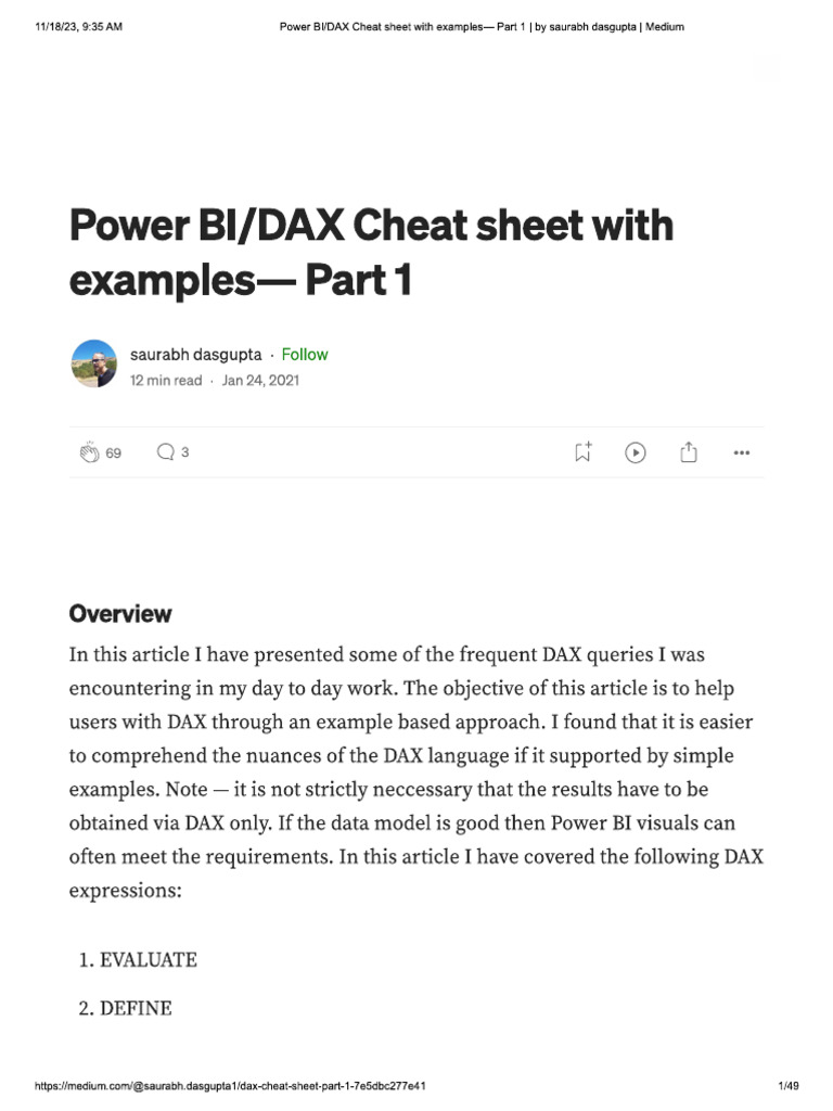 02_PowerBI Cheatsheet With Examples Part 1 | PDF 02_PowerBI Cheatsheet With Examples Part 1 | PDF