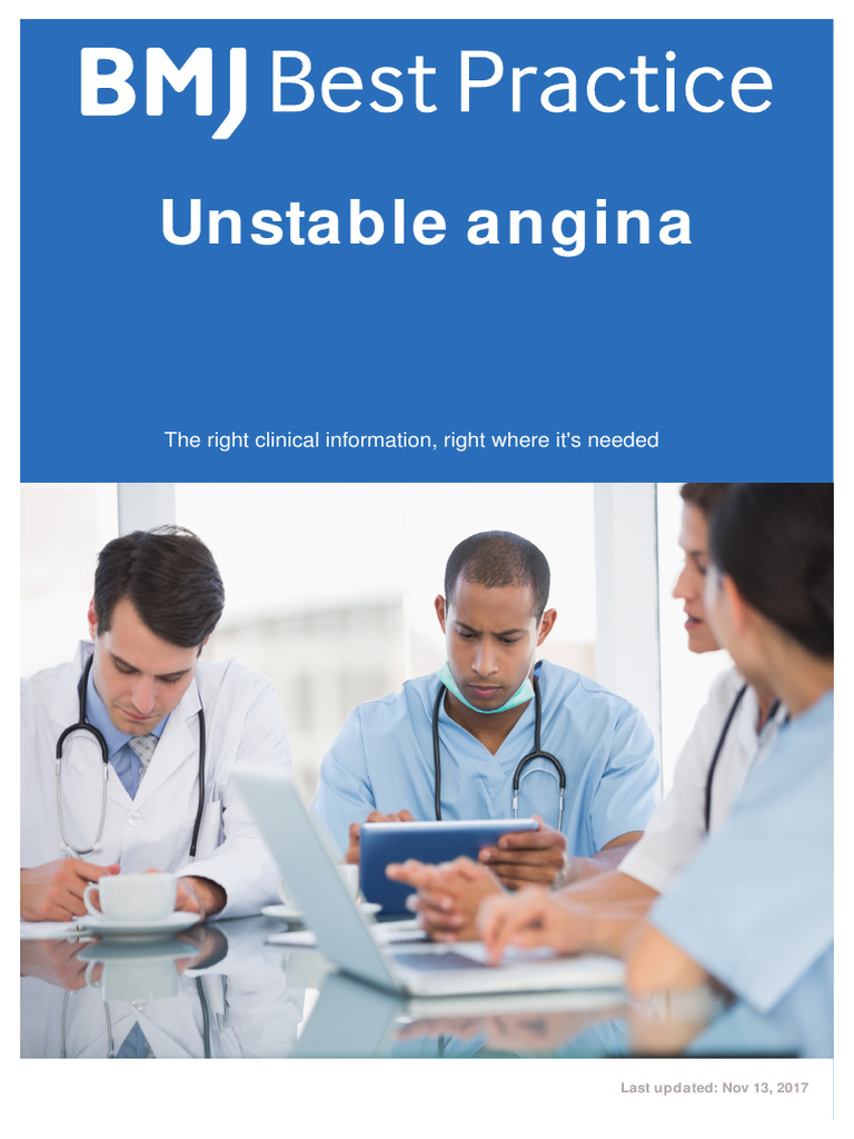 Unstable Angina: The Right Clinical Information, Right Where It's ...