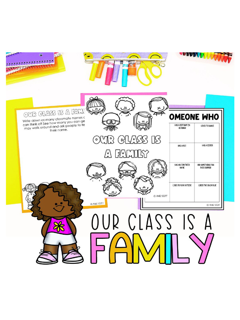 BacktoSchoolGettoKnowYouGameOurClassisaFamilyFREEBIE 1 | PDF | Social ...