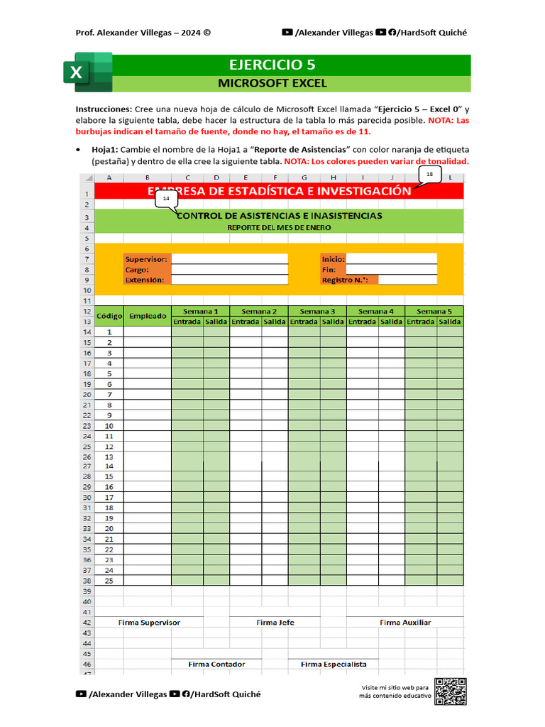 Ejercicio 5 - Excel 0-1 | PDF