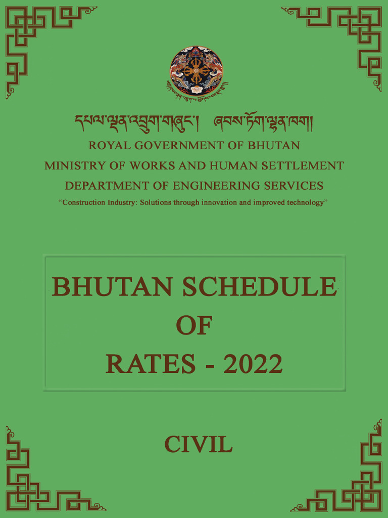BSR 2022 Civil | PDF | Brick | Cement