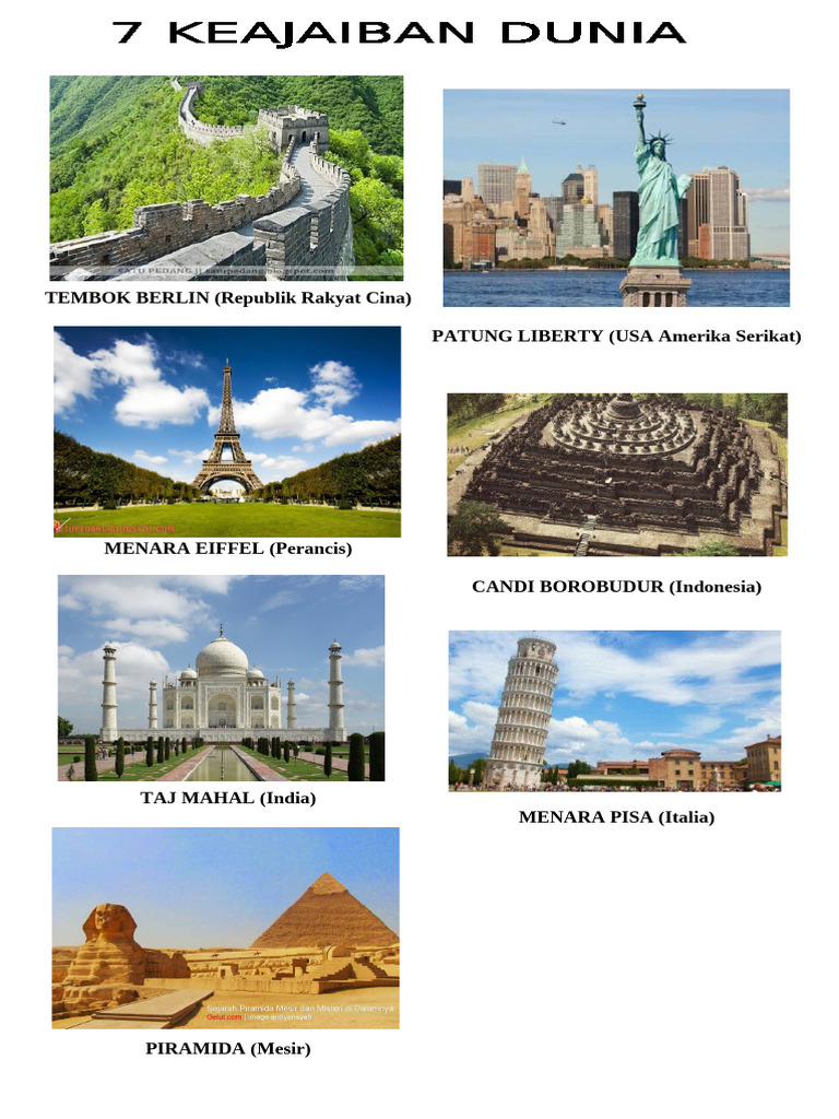 7 Keajaiban Dunia | PDF