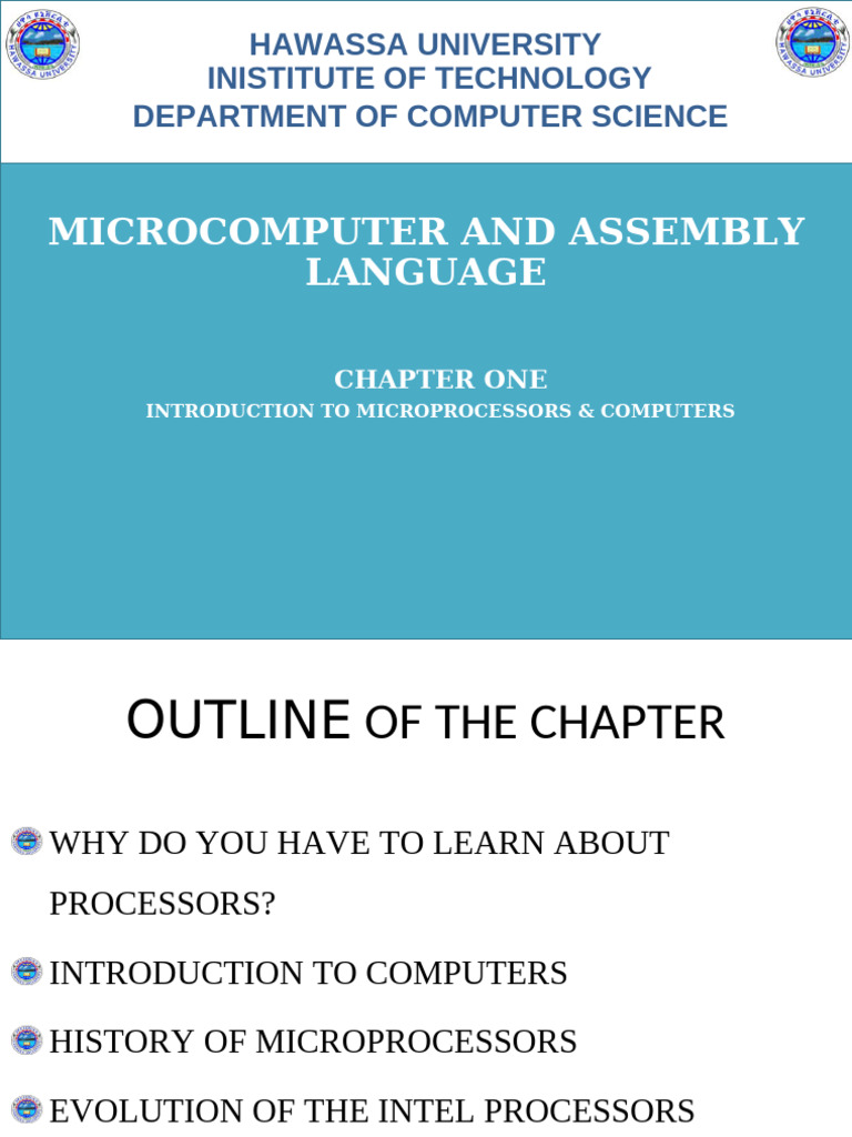 Chapter 1 | PDF | Central Processing Unit | Microprocessor