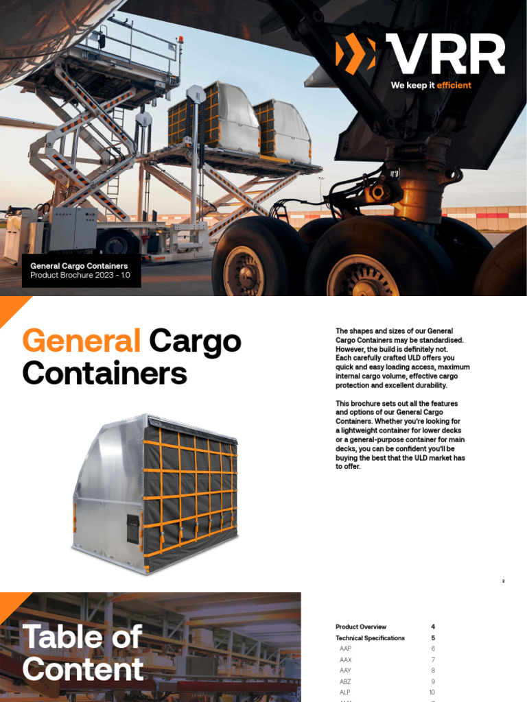 VRR General-Cargo-Container 2023 | PDF | Door | Transport