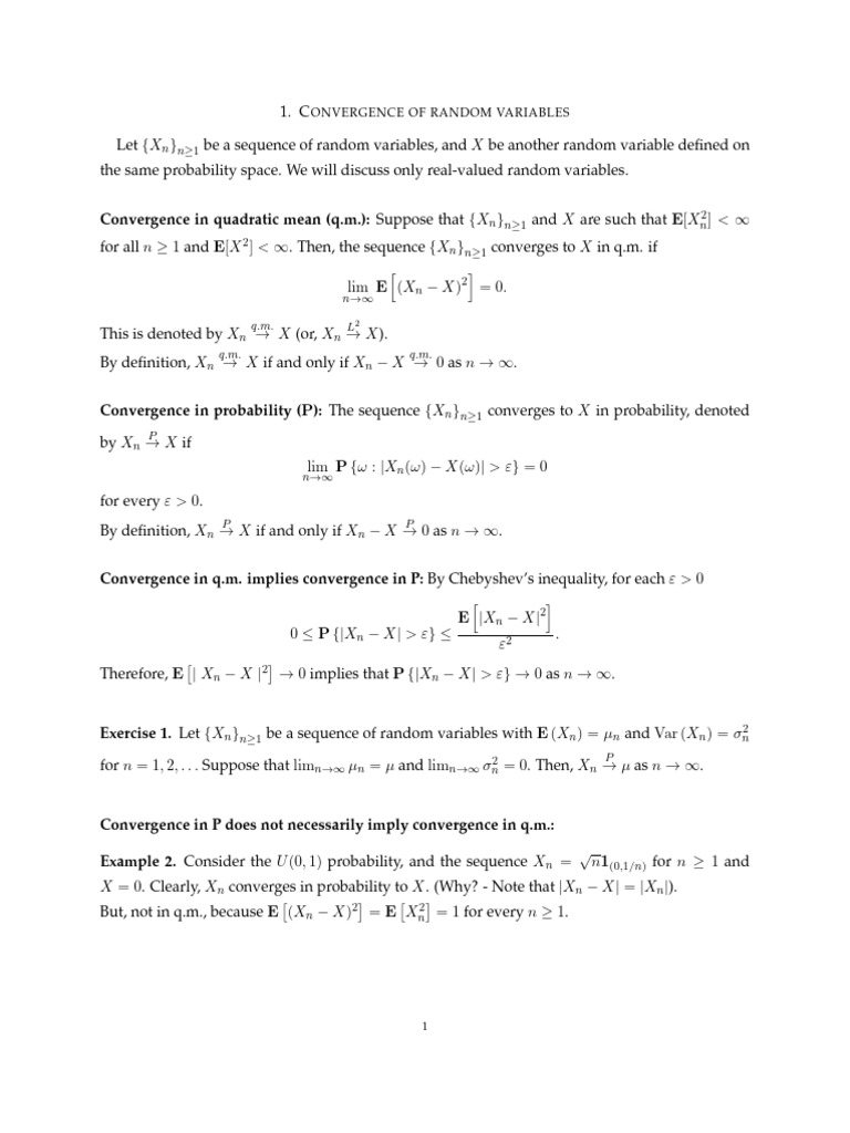 Probability II Upload Week 9 | PDF | Mathematical Concepts | Probability Theory