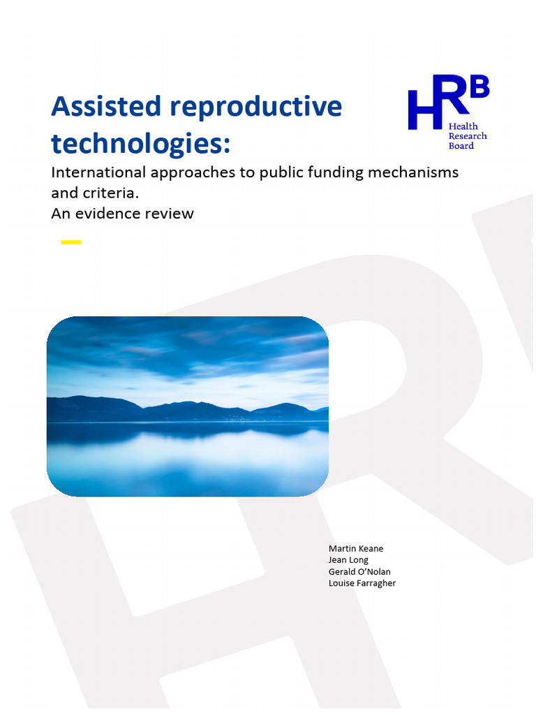 Assisted Reproductive Technologies Evidence Review 2017 | PDF ...