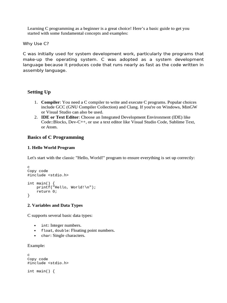 Beginners Pdf Integer Computer Science Control Flow
