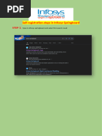 Steps For Registration in Infosys Springboard | PDF