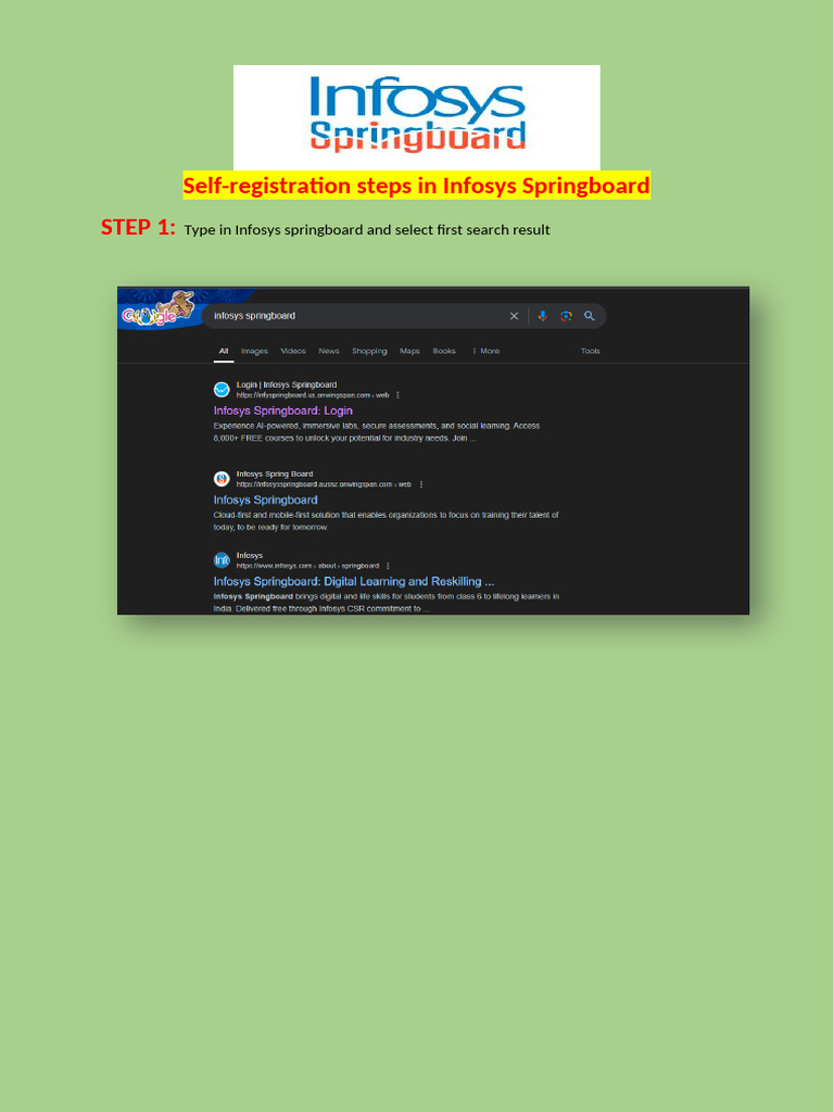 Infosys Springboard | PDF