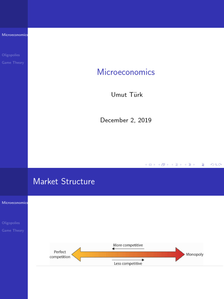 lecture-8 | PDF | Microeconomics | Oligopoly