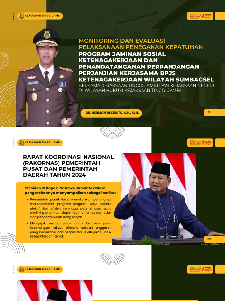 Program Jaminan Sosial Ketenagakerjaan Dan Penandatanganan Perpanjangan Perjanjian Kerjasama ...