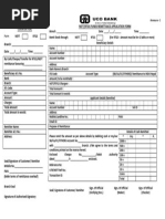 Application Form For AePS | PDF | Debit Card | Banks