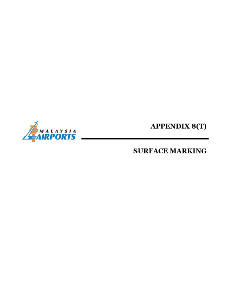 Specification of The Surface Marking | PDF | Paint | Road Surface