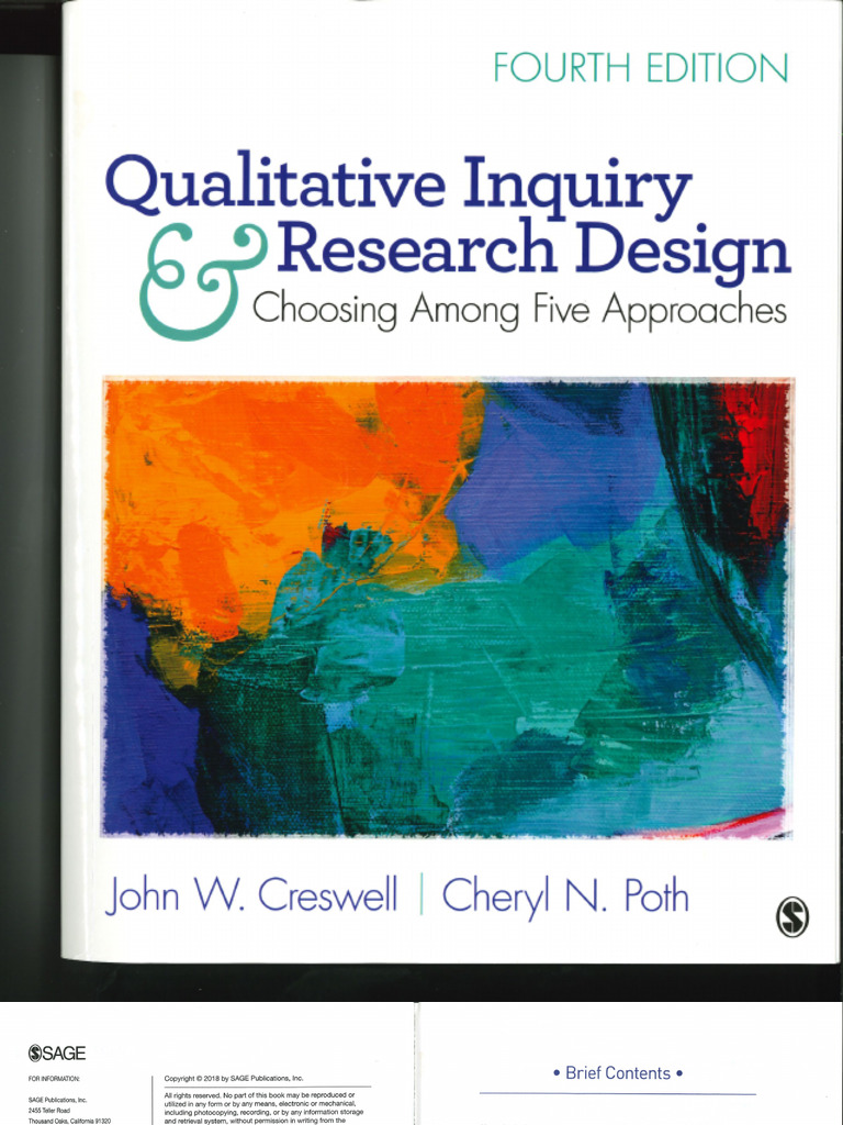 Creswell Poth - Qualitative Inquiry and Research Design | PDF