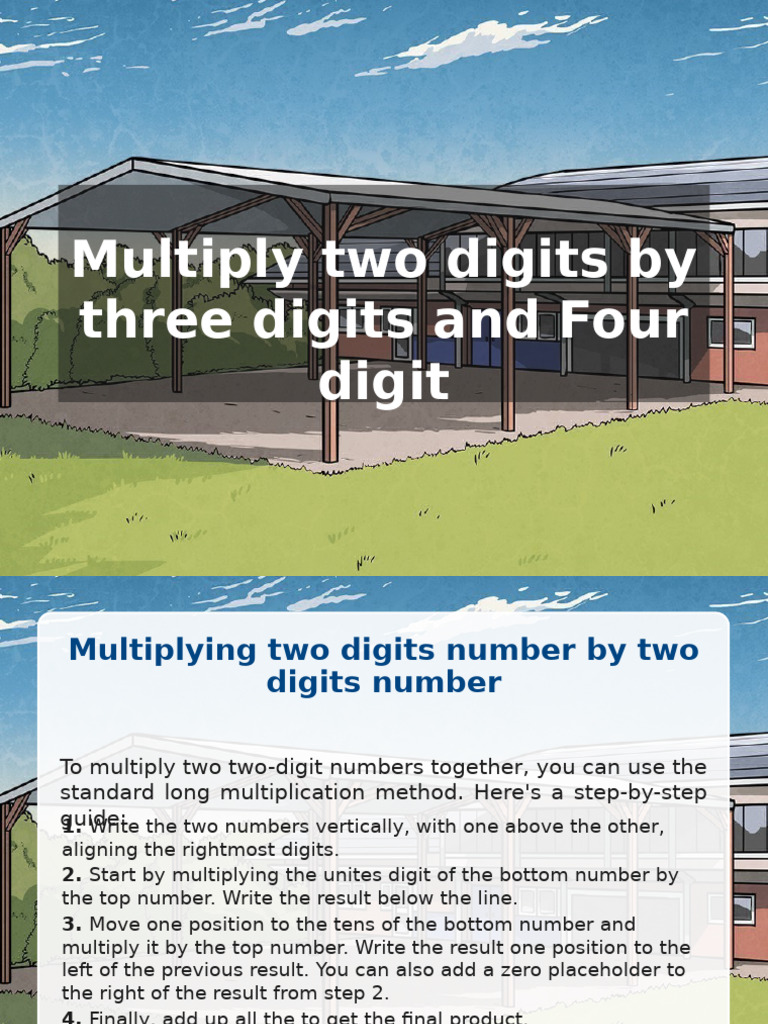 Multiply Two-Digit Numbers Guide | PDF