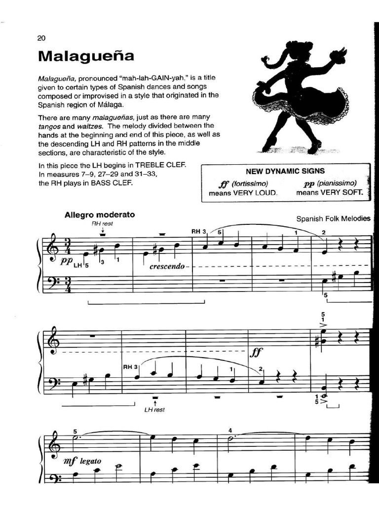 Malaguena - Spanish Folk Dance | PDF