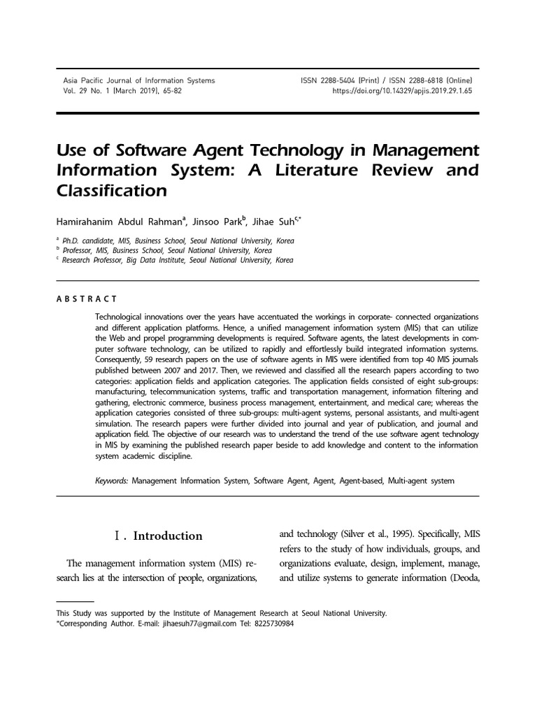 Paper | PDF | System | Agent Based Model