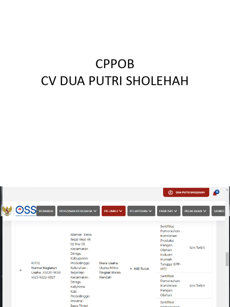 CPPOB | PDF