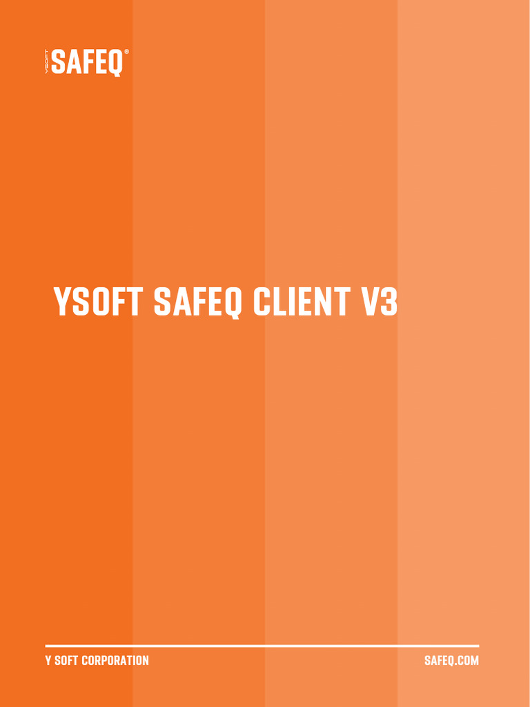 YSoft SafeQ Client v3-v110-20240430 - 100013 | PDF | Server (Computing) | Microsoft Windows