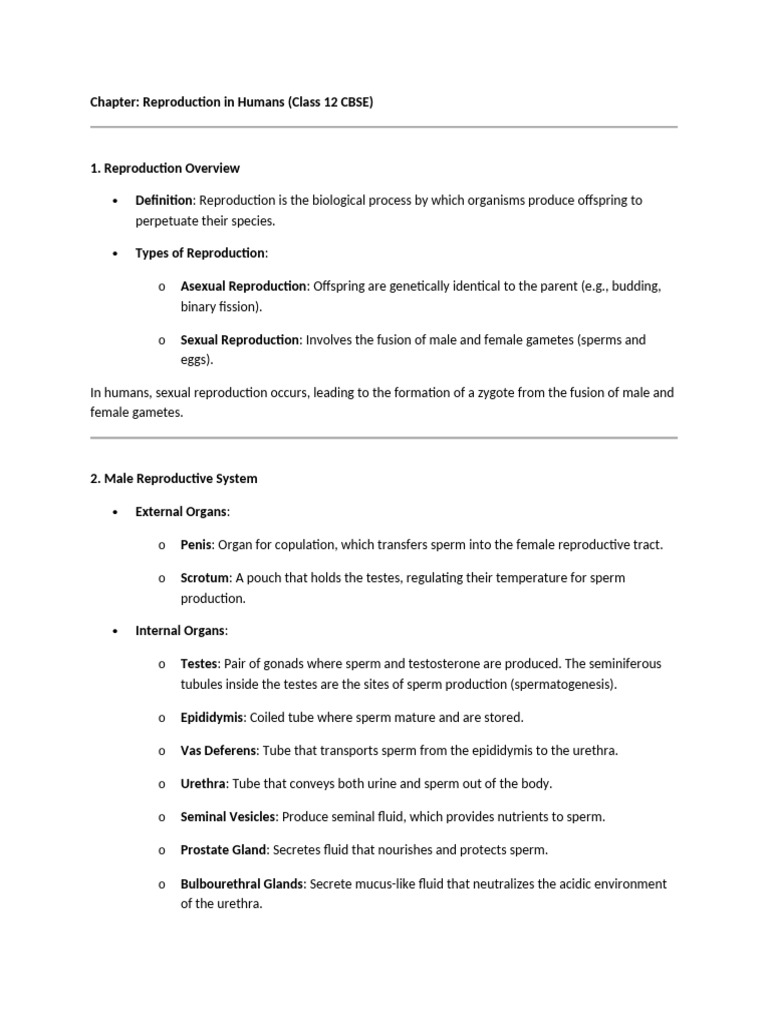 Human Reproduction: A Comprehensive Guide | PDF | Meiosis | Menstrual Cycle