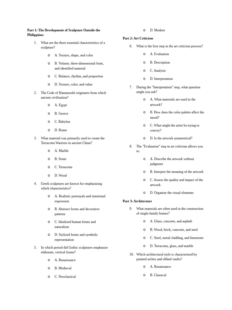 Rva Sample Questionnaires | PDF | Camera | Shutter Speed