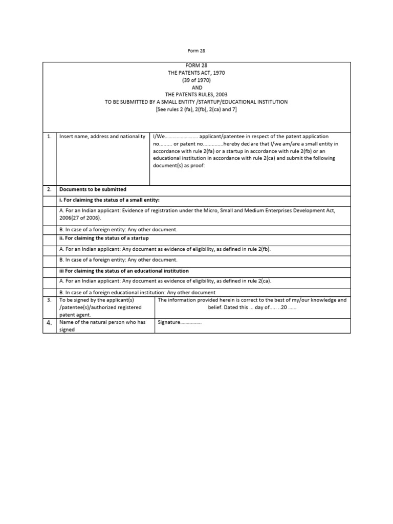 Form 28 | PDF | Finance & Money Management | Social Science