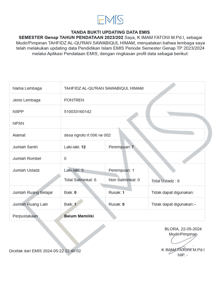 BAP 2023 2024 Genap TTD | PDF