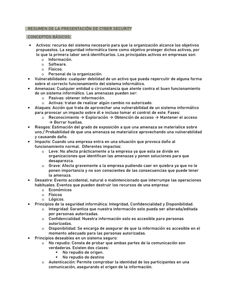 Resumen PWP | PDF | Vulnerabilidad (informática) | La seguridad informática